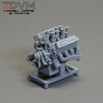 Ford V8 Small Block 'Windsor' Engine w/ Weber Intake - 1/24 - 3D ...