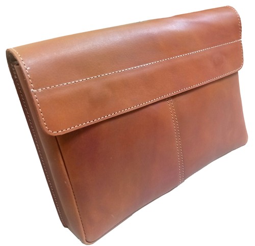 Calyx Full Grain Leather File Folder Organizer Document Holder Leather ...