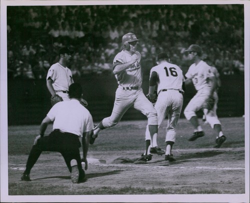 LG836 1969 Original Charley Pence Photo DEL UNSER Washington Senators ...