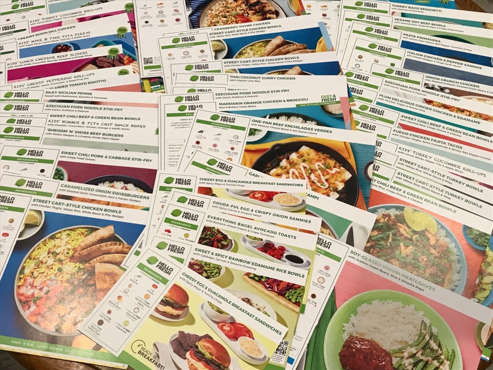 🍔 10 Random Hello Fresh Recipe Card Lot | Meal Prep, Cooking | Lunch ...