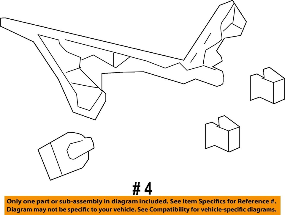 2010-2013 GM OEM Camaro Rear Bumper Side Bracket Left 92247763 | OE | Left