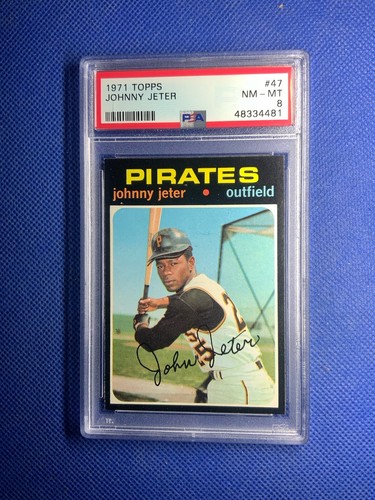 1971 Topps Baseball Johnny Jeter #47 Graded PSA 8 | eBay