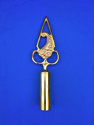 Lodge Stewards Top Rod for Masonic Ceremonies Golden Finished | eBay