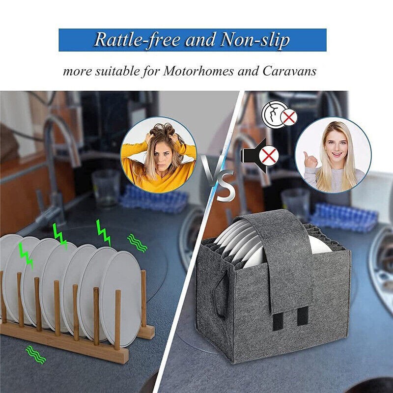 Caravan Plate Holder For Cupboard Motorhome Campervan Boat Tableware ...