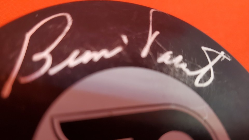Bernie Parent Signed Puck - Autographed Puck - Philadelphia Flyers ...