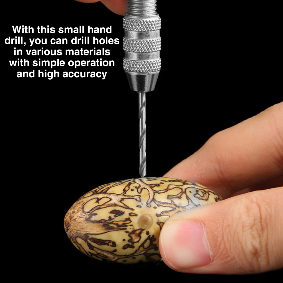 0.5-3.2mm Small Screw Extractor, Mini Portable Hand Drill With 10Pcs ...