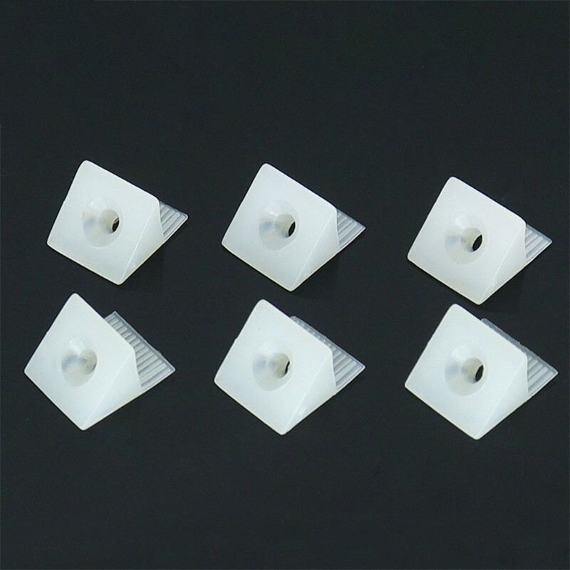 50x Furniture Chest Drawer Bottom Mending Wedges Plastic Angle Code ...