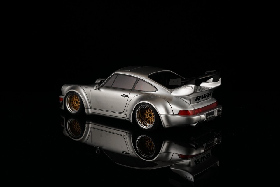 Ignition Model 1/18 Porsche 911 RWB 964 Silver with Engine IG2467 | USA ...