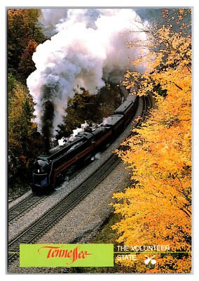 Vintage 1990s - Steam Train In The Hills, Tennessee Postcard (UnPosted ...