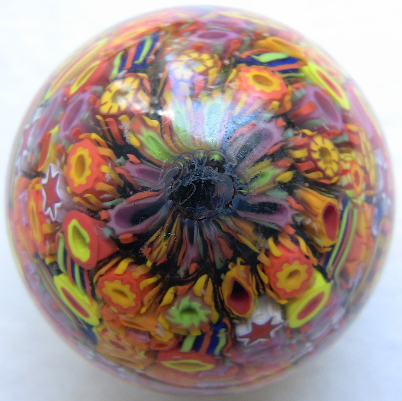 DOUG SWEET + Karuna Glass cane Marble = RARE + SIGNED "Sweet" | eBay
