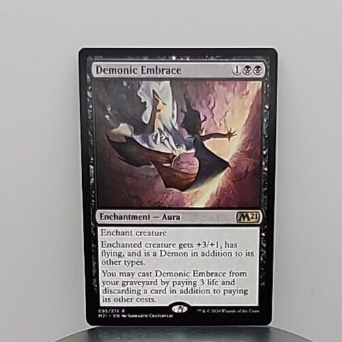 MTG Demonic Embrace Core Set 2021 095/274 Regular Rare | eBay