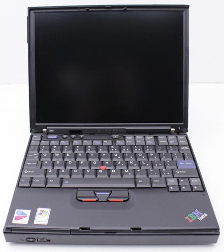 IBM ThinkPad X40 Intel Pentium @1.4GHz 256GB SSD 1.5GB RAM Windows XP ...