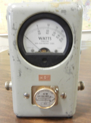 BIRD 43 Directional RF Wattmeter w/VHF 10 C Slug Ham 2-Way Radio | eBay