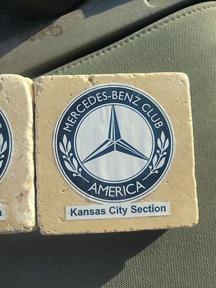 Mercedes-Benz Club America 4 Ceramic Coasters Set Kansas City Section ...