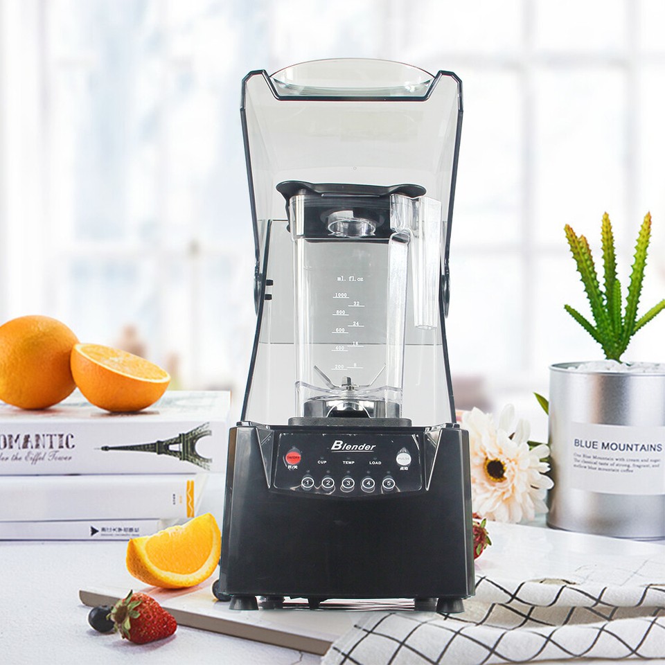 2600W Heavy-duty Commercial Blender With Shield Quiet Sound Enclosure 1 ...