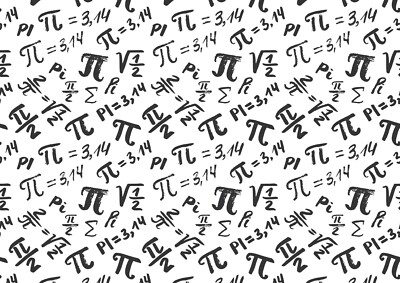 A4| Cool Pi Symbol Math Poster Print Size A4 Mathematics Art Poster ...