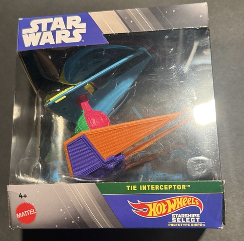 Hot Wheels Star Wars Select Prototype Ships Tie Interceptor #16 New ...