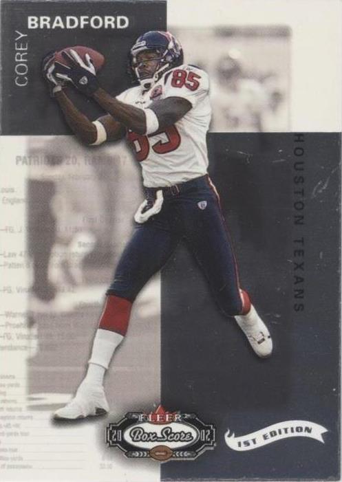 2002 Fleer Box Score - Corey Bradford #84 1st Edition /100 for sale ...