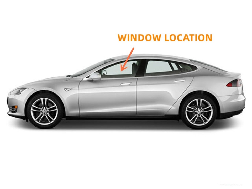 Driver/Left Side Front Door Window Glass For 2012-2025 Tesla Model S | eBay