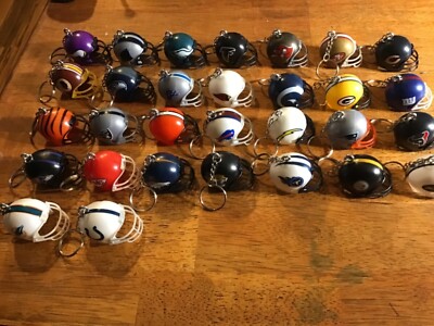 NFL Football Keychain- Chose Team - NFL Decor - Football Keychain | eBay