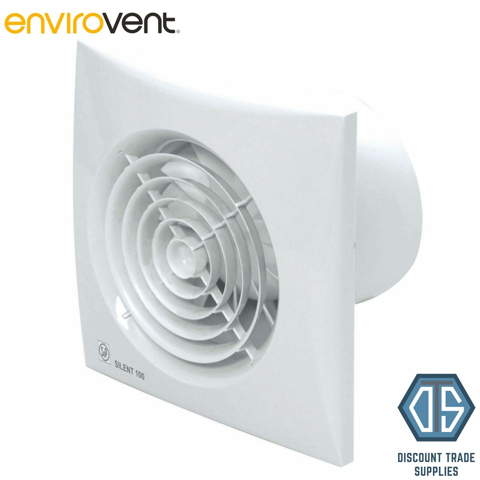 Envirovent SIL100S "SILENT" Extractor Fan for Bathroom or Kitchen 4 ...