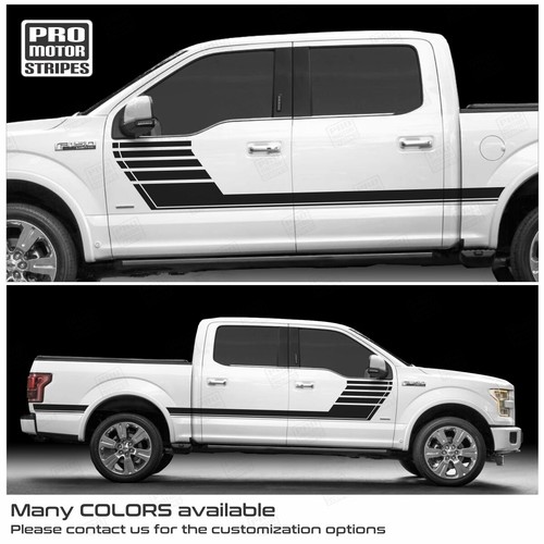 Ford F-150 2009-2024 Side Strobe Stripes Decals For F150 LX XLT Lariat ...
