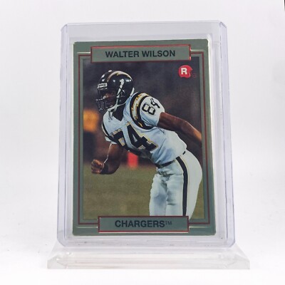 Walter Wilson Rookie - 1990 Action Packed - San Diego Chargers | eBay