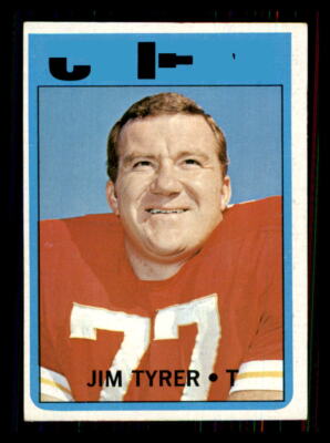 1972 Football Topps Jim Tyrer Kansas City Chiefs #111 | eBay
