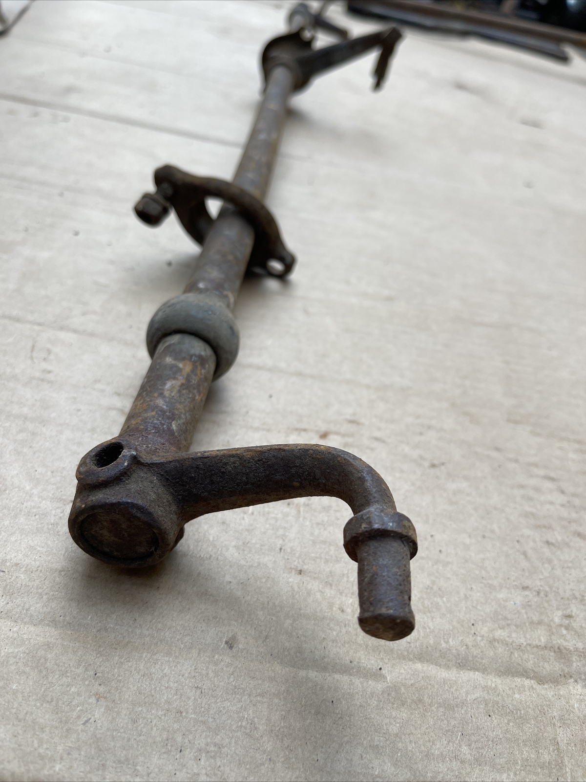 1930 1931 Model A Ford Emergency Brake Cross Shaft With Hardware Brakes ...