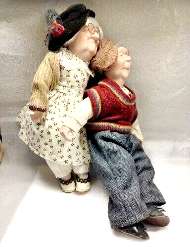Grandma & Grandpa Dolls 16" Great Grand Parents Seniors Christmas ...