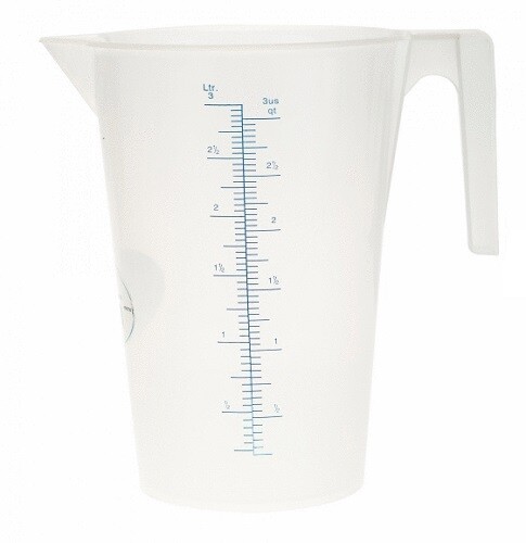 94150 General Purpose Graduated Measuring Container - 3 Liter Capacity ...