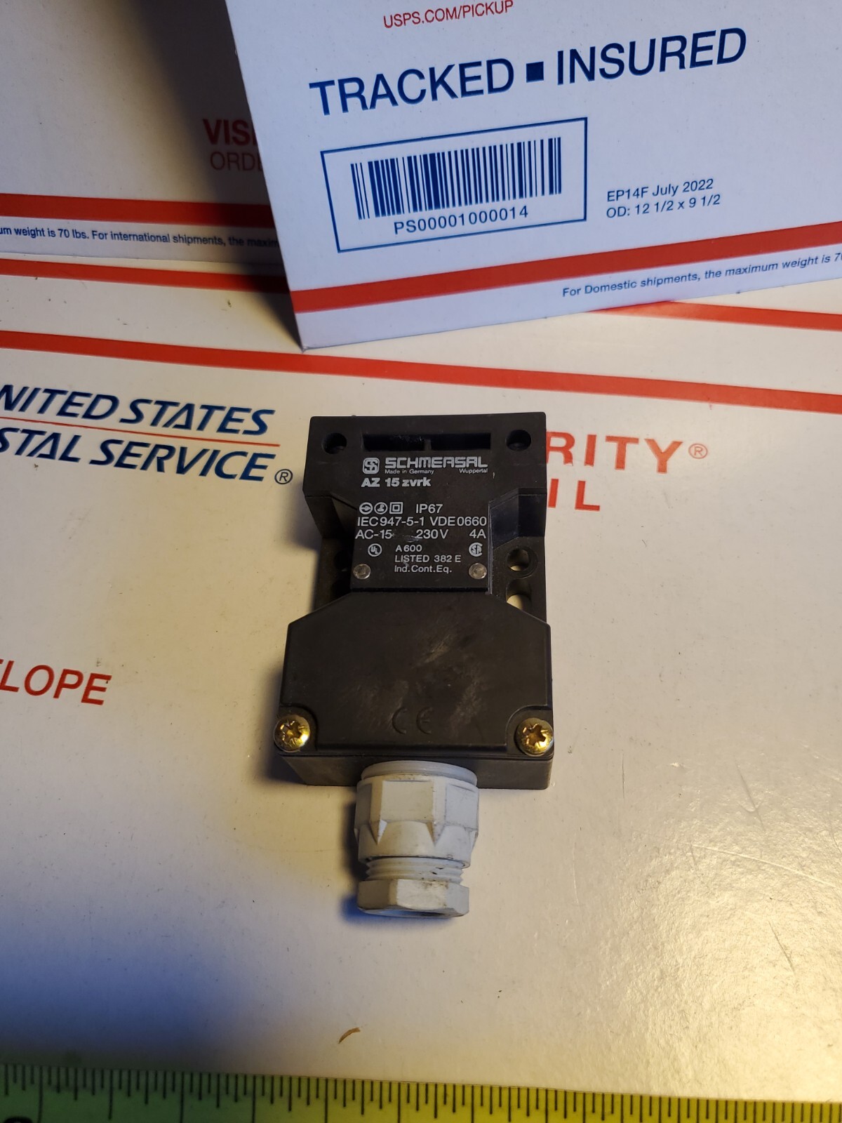 AZ 15 ZVRK SCHMERSAL - Safety switch key operated NEW ,B4 | eBay