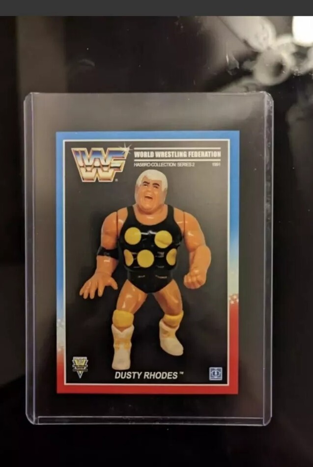 WWF Hasbro Card - Dusty Rhodes - WWE | eBay