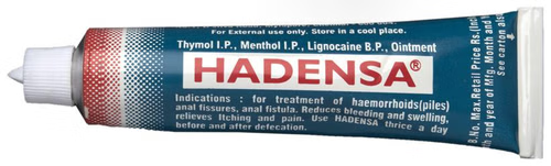 HADENSA Ointment 20g OTC Cream, Piles Fissures Haemorrhoids Wellness | eBay