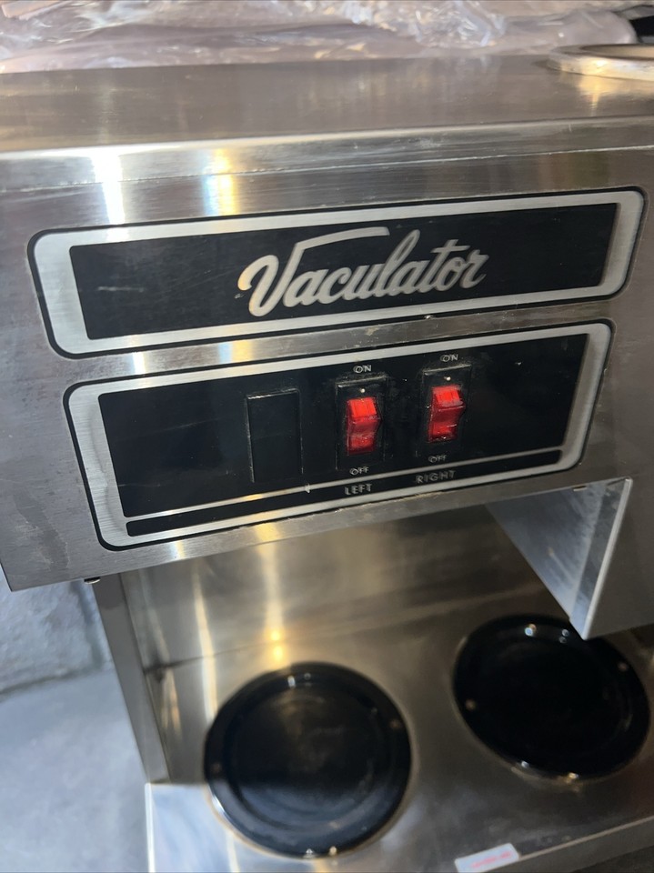 Vaculator VAC-152 Commercial Pour Over Two Burner Coffee Pot | eBay