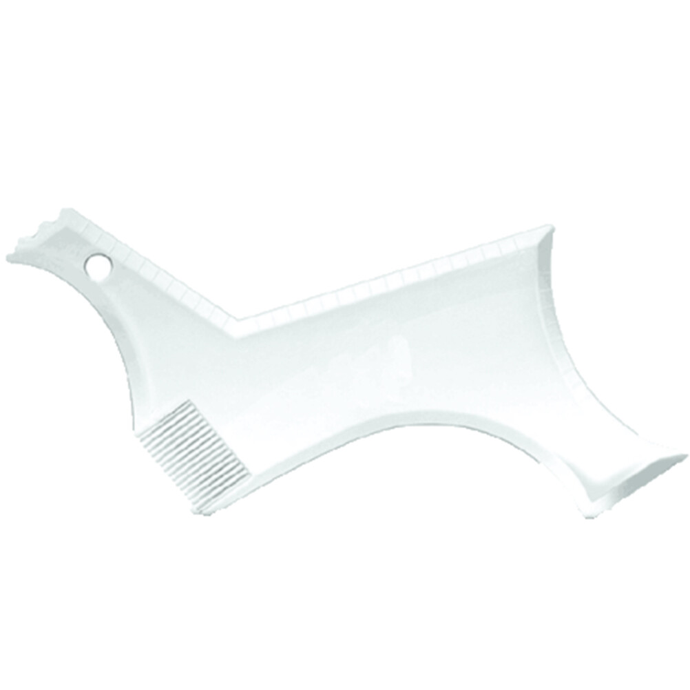 Men's Beard Combs Shaping Styling Template Comb Transparent for Hair ...