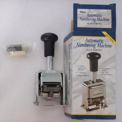Numbering Machines - Sequential Numberer