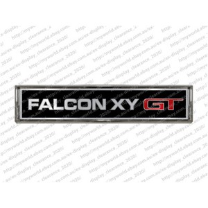 #485 BADGE TO SUIT FORD FALCON XY GT CHROME CAR EMBLEM | eBay