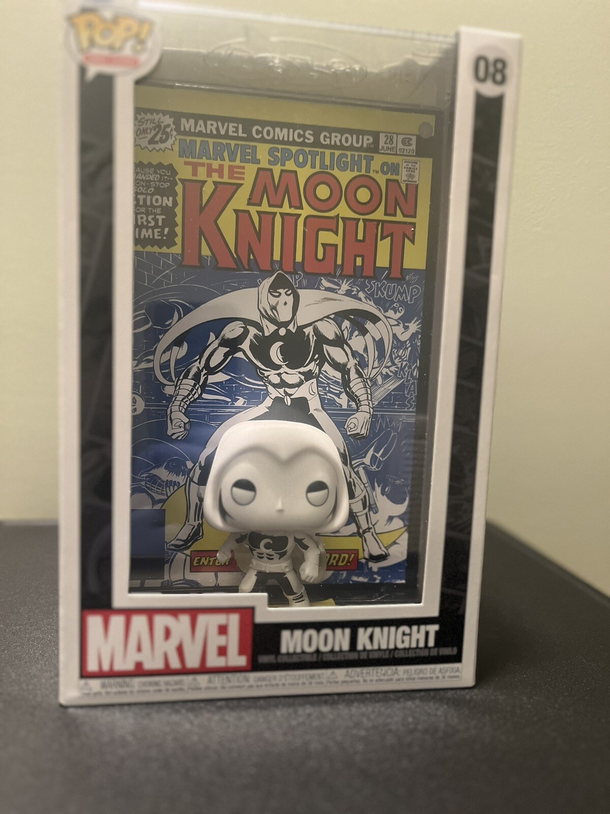 Funko Pop! Comic Book Cover with Case: Marvel - Moon Knight #08 ...