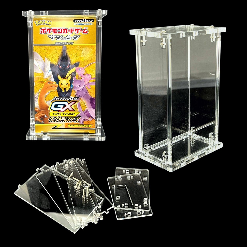 Acrylic Display Case - Pokemon Japanese Booster Box Small - Jap TCG ...