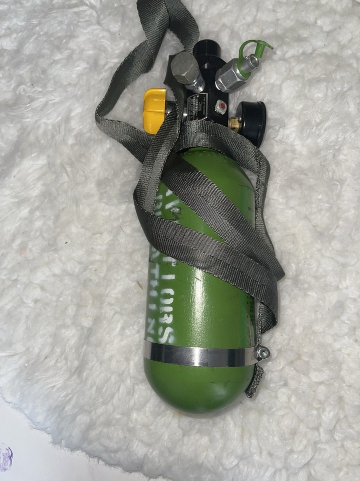 Aviation Oxygen Bottle w/ Valve | eBay