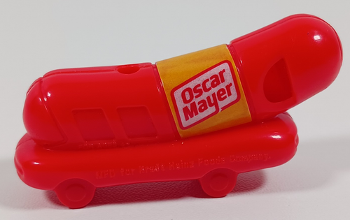 Oscar Mayer Plastic Weiner Hot Dog Whistle Weinermobile Toy ~ 2” | eBay