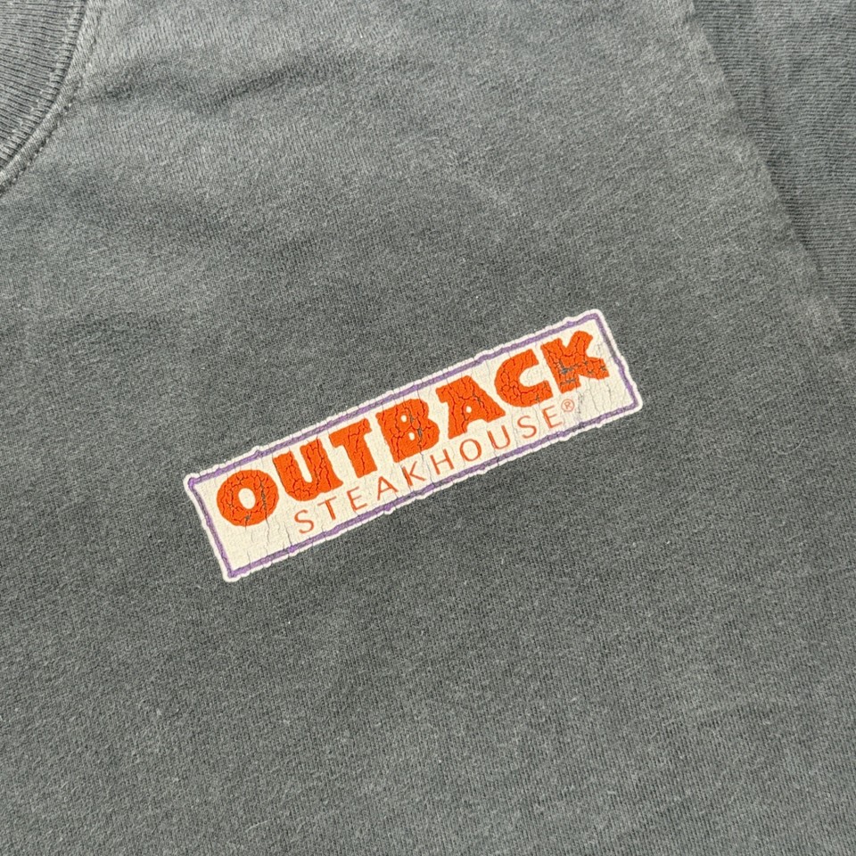 Outback Steakhouse 2003 Employee Tshirt Hanes Beefy-T Small No Rules ...