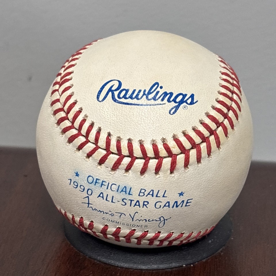 Rawlings Official Ball 1990 All Star Game Baseball Chicago Cubs Wrigley ...