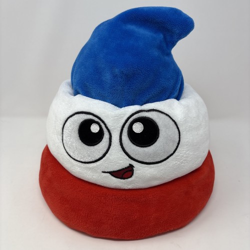 Six Flags Grand Prairie Exclusive Poop Emoji Plush Hat 4th of July ...