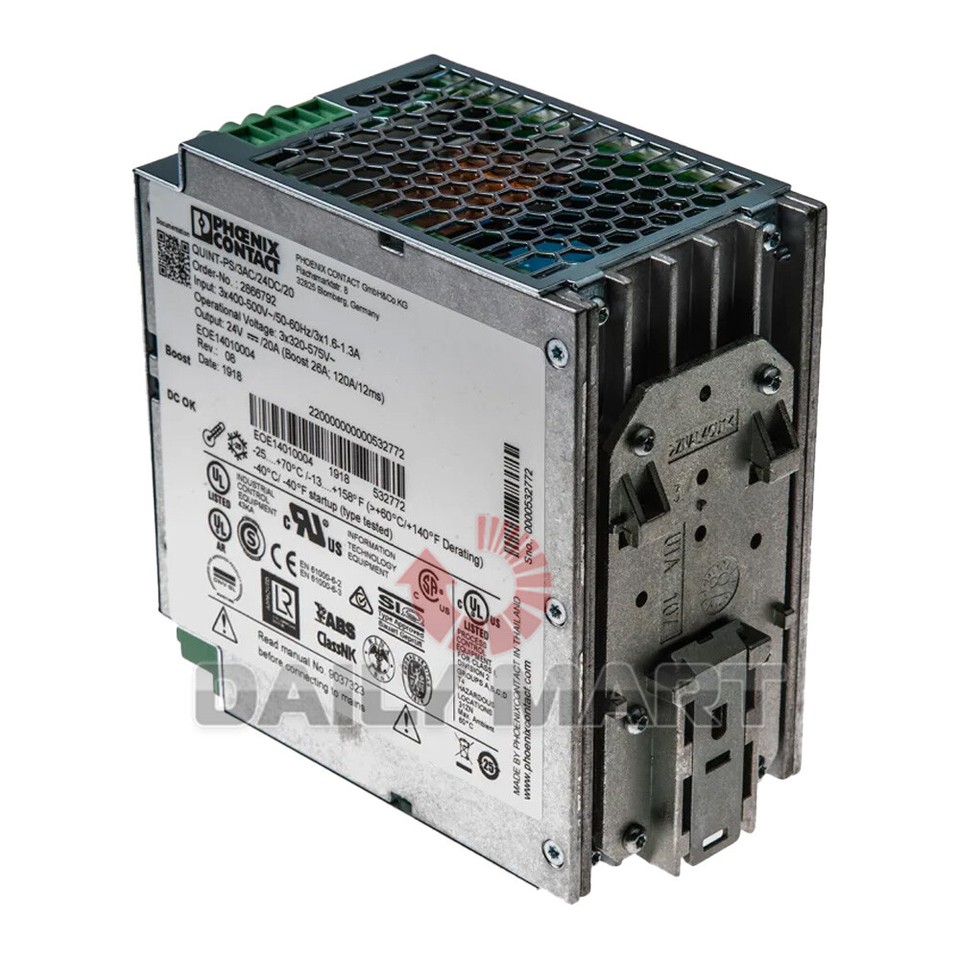 New In Box PHOENIX CONTACT QUINT- PS /3AC/24DC/20 ( 2866792 ) Power ...