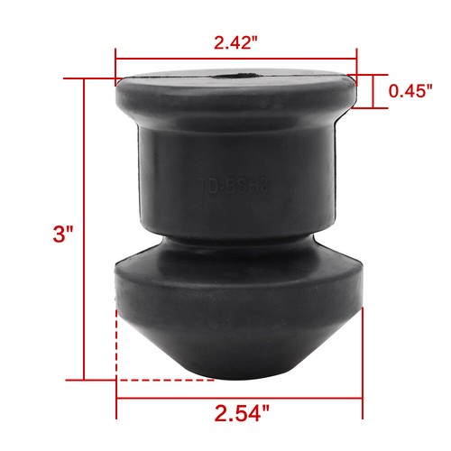 ELITEWILL Front Suspension Bump Stops Bumper for 2006-2010 Hummer H3 ...