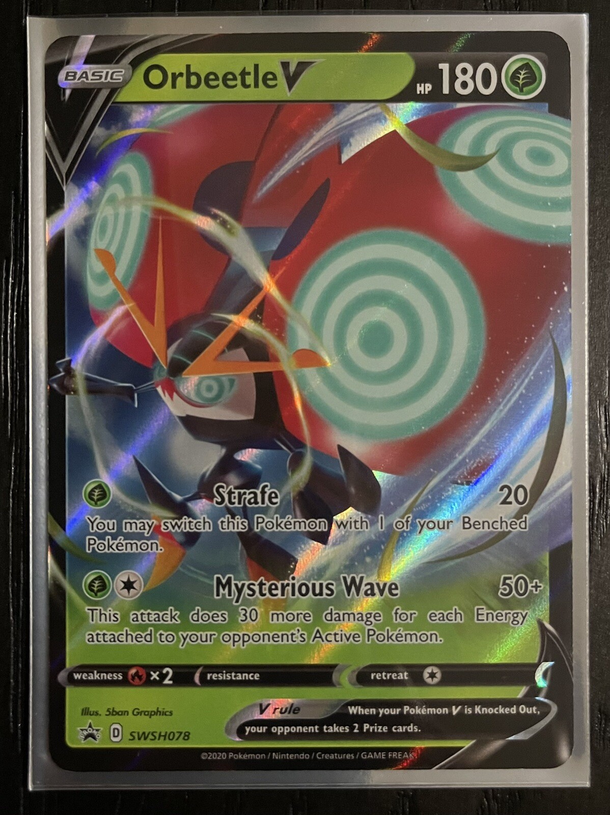 Pokemon - Orbeetle V SWSH078 - Ultra Rare - PROMO CARD - Mint | eBay