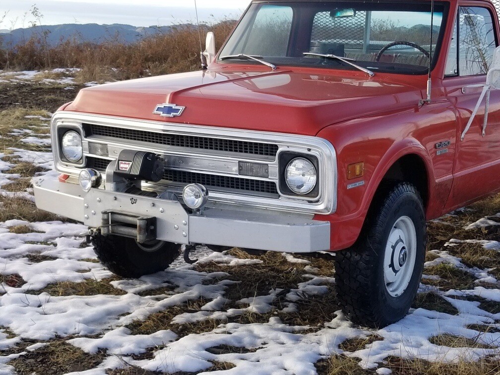 EV 'GOAT' Winch bumper 67-72 Chevrolet GMC K5 Chevy pickup K20 Blazer ...
