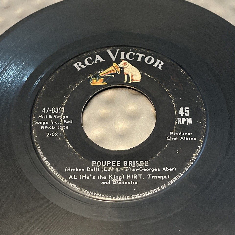 Jazz 45 Al (He'S The King) Hirt - Sugar Lips / Poupee Brisee On Rca ...